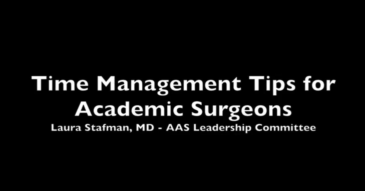 Informational Videos - Association for Academic Surgery (AAS)